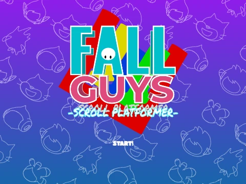 Fall Guys Scroll Platformer - Japanese Supported Side-Scrolling Game