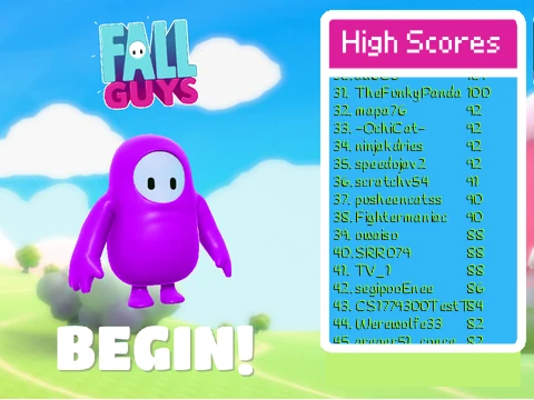 Fall Guys Runner Classic | Side-Scrolling Endless Game