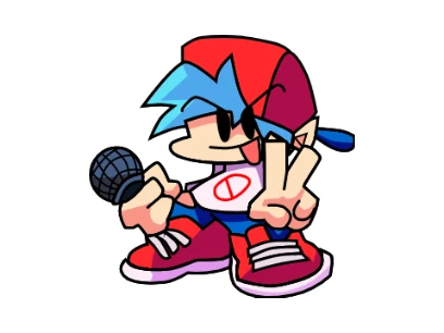 Friday Night Funkin Vector Art | Boyfriend Fan Art