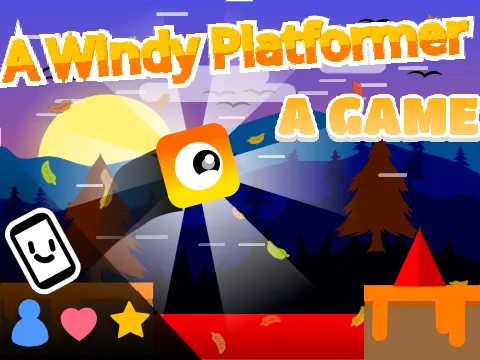 A Windy Platformer Fall Version - Free Autumn Platformer Game Online