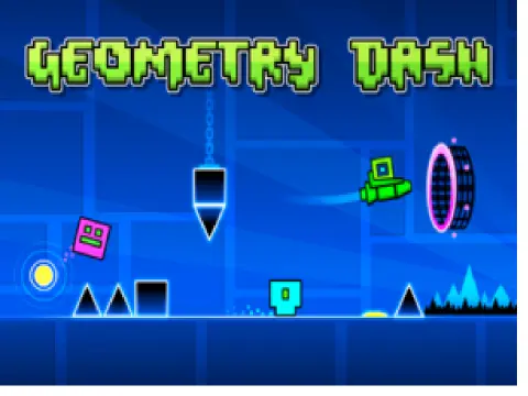 Geometry Dash Scratch Game | Jump & Fly Platformer