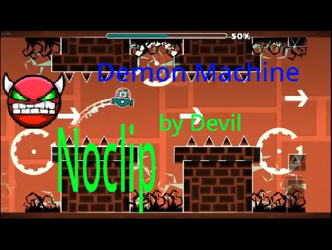 Geometry Dash Demon Machine Noclip | Hard Demon Practice
