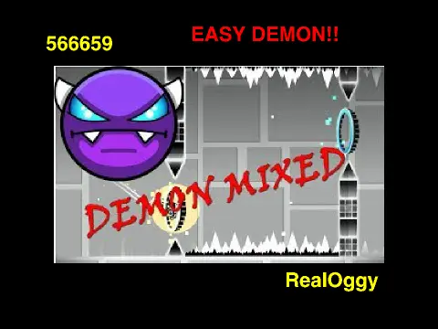 Geometry Dash Demon Mixed Remix | Very Easy Demon Level Gameplay Online