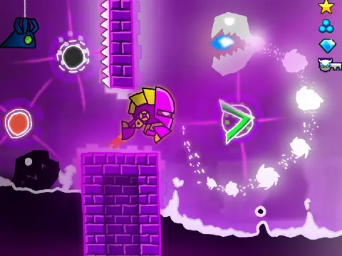 Geometry Dash Fingerdash New Update v2 - Enhanced Jump Mechanics Game
