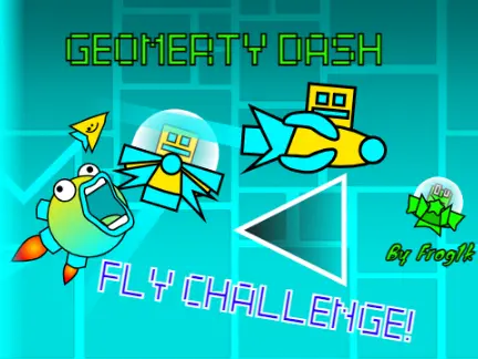 Geometry Dash Fly Challenge - Ultimate Flying Levels Gameplay