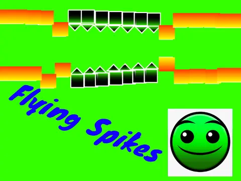 Geometry Dash Flying Spikes | Astronomia Coffin Song Rhythm Game