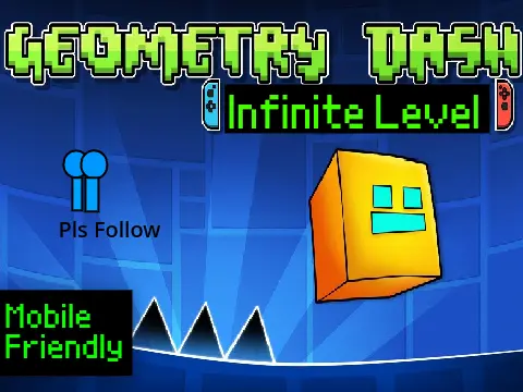 Geometry Dash Infinite Level V1.2 | Free Endless Fan Game Online