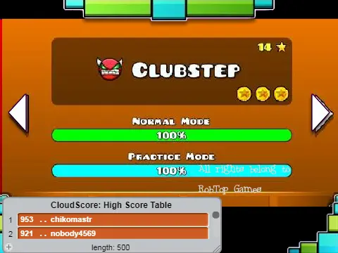 Geometry Dash Levels 13 and 14 - Hard Stage Gameplay