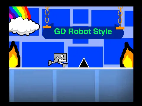 Geometry Dash Robot Style | Play Online Free - Gosprunki