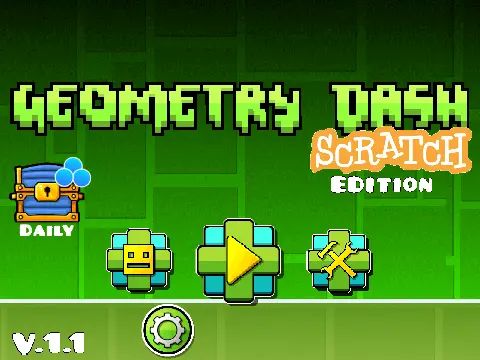 Geometry Dash Scratch Edition v1.1 Remix | Creative Platform Game
