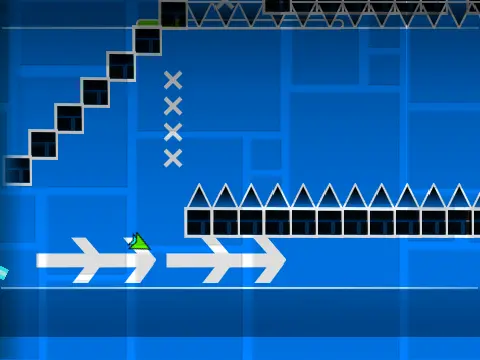 Geometry Dash Spam Easy - A Simplified Geometry Dash Game for Beginners