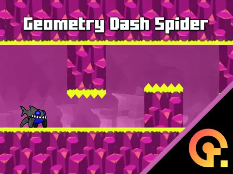 Geometry Dash Spider Challenge - Wall Climbing Gameplay | Platform Levels