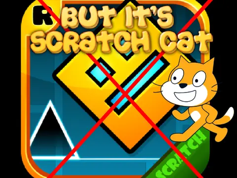 Geometry Dash v1.5 Scratch Cat Edition | Retro Platformer Game