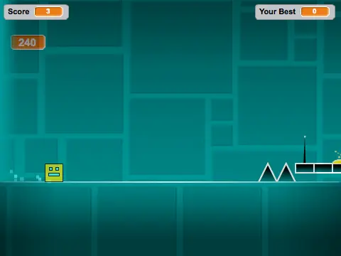 Geometry Dash v1.5 Levels 9-10 (Cycles & Xstep) | Scratch Remake