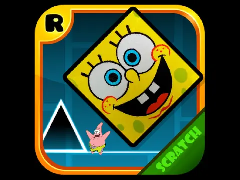 Geometry Dash v1.5 Spongebob Version - Underwater Rhythm Adventure