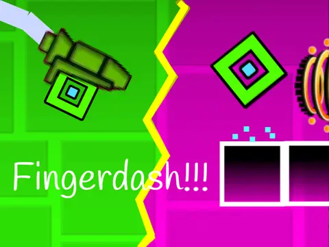 Play Geometry Dash Fingerdash v2.2 | Free Online Tribute Game