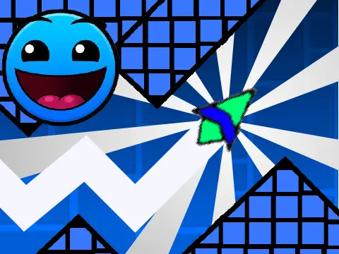 Geometry Dash Wave Online Free - Play with Icon Switch & Custom Music