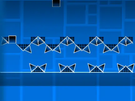Geometry Dash Wave Challenge Normal | Multi-Control Browser Game