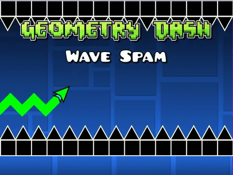 Geometry Dash Wave Challenge - Hard Demon Level (10 Stars) | Online Play