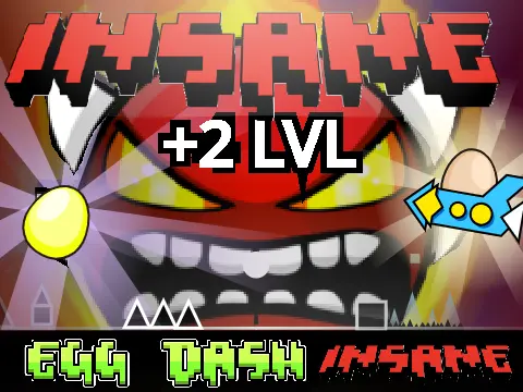 Geometry Egg Dash v4.0.2 Insane Demon - Play with Level Editor Online ...
