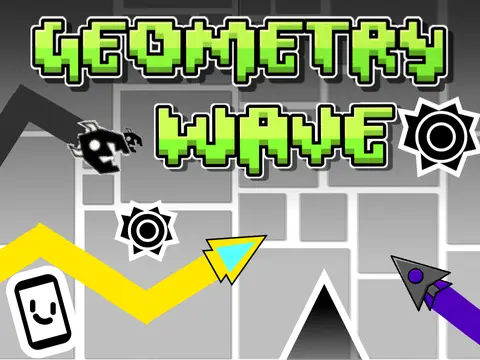 Geometry Wave Hacked V3 | Online Wave Game | Scratch Geometry Dash