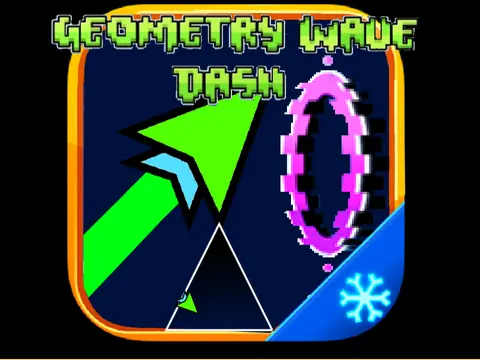Music Wave Dash | Geometry Dash Game with Customizable Playlist