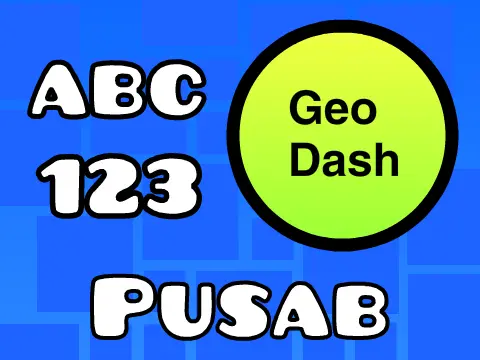 Pusab Geometry Dash Game with Font Resource | Free Online Play
