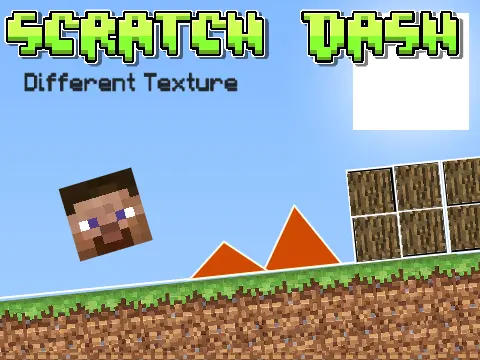 Scratch Dash Different Texture | Minecraft Music Geometry Dash Game ...