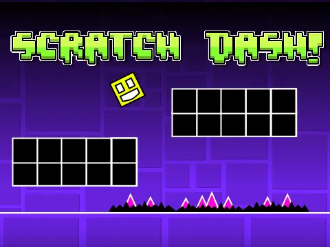 Scratch Dash v1 | Optimized Geometry Dash Game with Levels