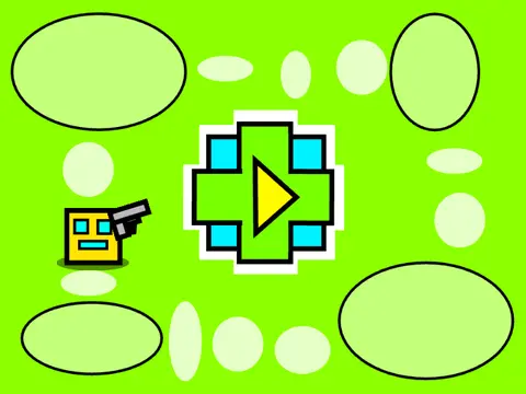 Scratch Geometry Dash: Shoot the Enemy | Challenging Platformer Game