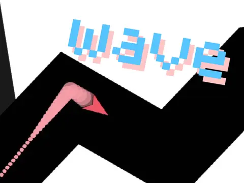Wave Geometry Dash - Free Wave Mode Simulator Online | Customizable