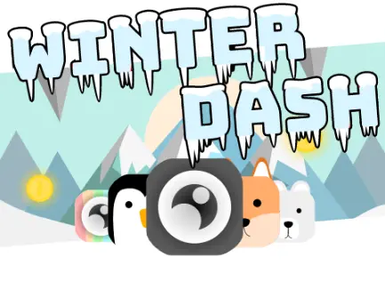 Winter Dash Geometry Dash - Snowy Rhythm Challenge Game