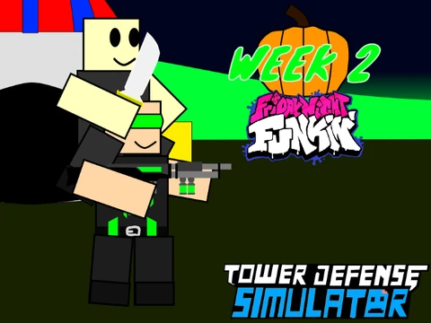 TDS × FNF Week 2 - Only Up Rhythm Tower Defense Game | Free Online