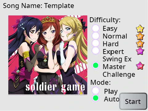 Play LLSIF Playable Template Online | Free Rhythm Game