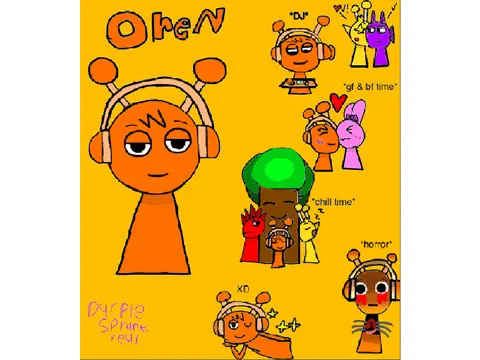 Sprunki Oren Series | 20+ Unique Game Variations & Mods Collection