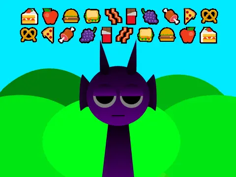 Feed Durple Simulator - Interactive Sprunki Feeding Game