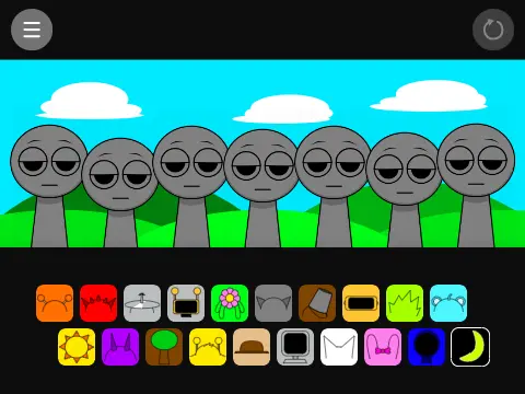 Incredibox Sprunki Night Mode | Dark Theme Music Game