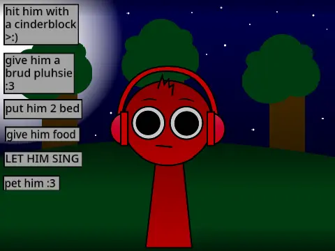 Interactive Red Boi Simulator | A Sprunki Fangame Voice Remix