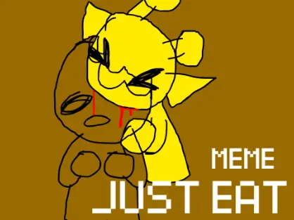 Just Eat Meme Simon Yellow Sprunki - Funny Meme Game Online