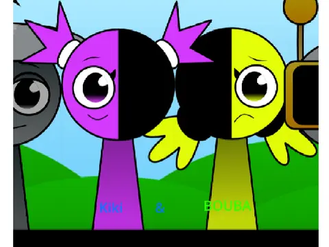 Kiki & Bouba: A Sprunki Swapped Retextured Music Mix | Play Online