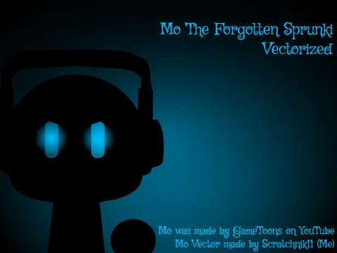 Mo The Forgotten Sprunki Vectorized | Sprunki Fan Character