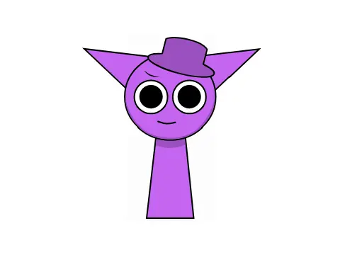 My First Sprunki OC Lavender - Purple White Character