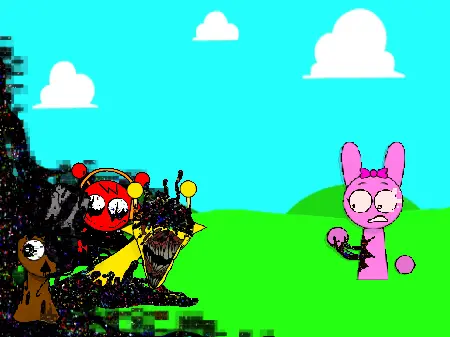Pibby Sprunki Wordly Breakdown - Orange Yellow Brown Musical Game ...