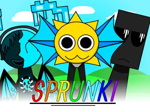 Sprunki Horror Universe | Dual-Form Character Game with Minecraft ...
