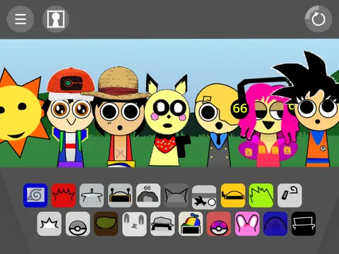 sprunki anime - Create Anime Music with Sprunki Mod | gosprunki.net