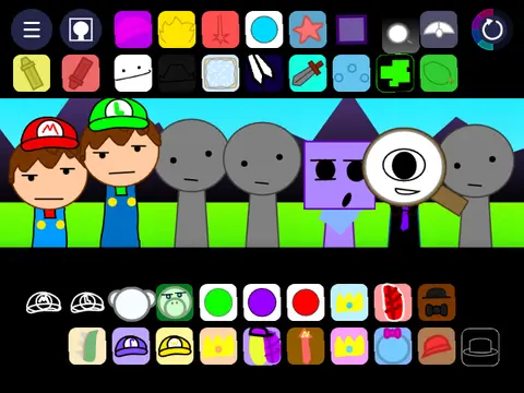Sprunki But Mario - Mario-Themed Music Creation Game | Gosprunki.net