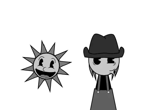 Sprunki But Nyanko Is Walt Somehow | Character Role-Swapping Game