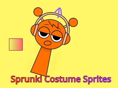 Sprunki Costume Sprites with Sound | Character Customization