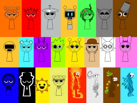 Sprunki Dancing Fukkireta ft The Elements - Animated Mod | gosprunki.net