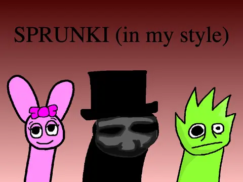 Sprunki in My Style - Draw and Customize Sprunki Characters Online